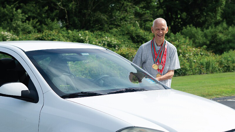 Frank Siembab Lights Up Talking About Work and Special Olympics