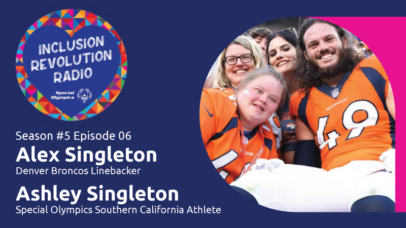 Special Olympics Athlete, Ashley Singleton, and her brother, Denver ...