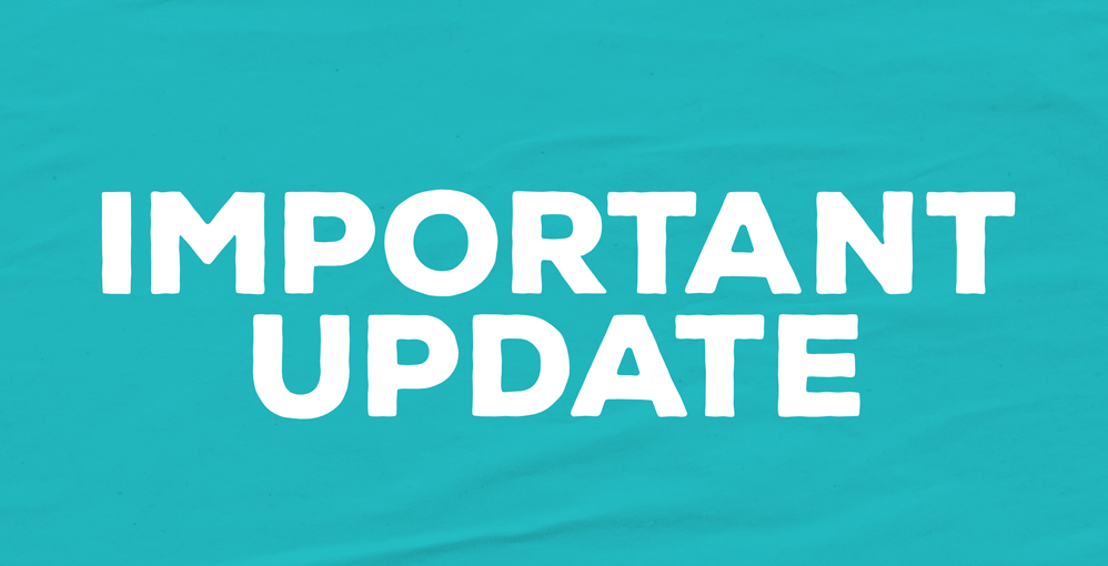 Event Update - Location Change