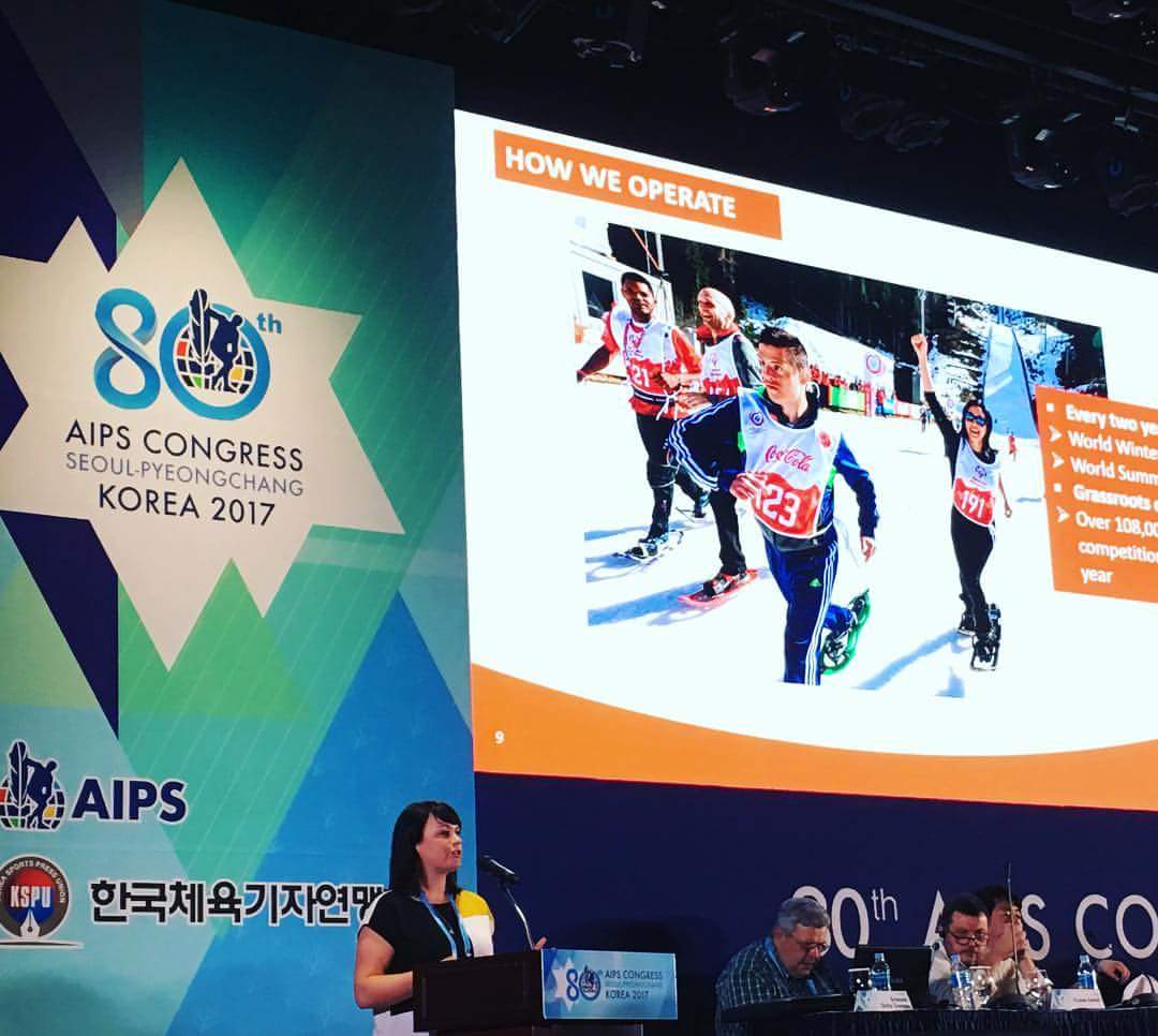Showcasing Special Olympics at Global Sports Media Conference