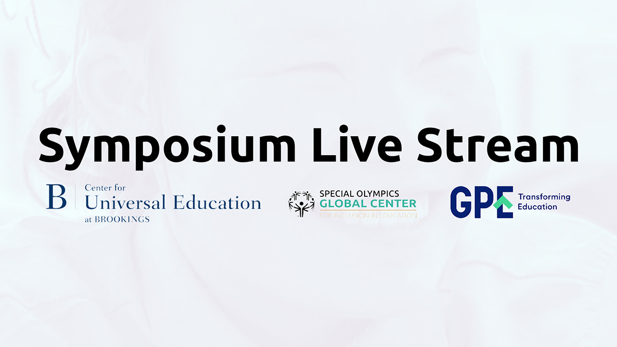 Watch Live: Education Experts Call for Greater Commitment to Inclusion ...