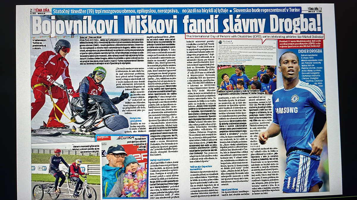 Michal Dolinsky from Považská Celebrated by Famous Footballer Drogba ...