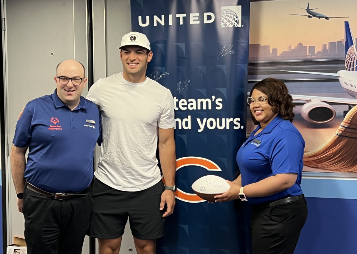 United Teams Up with Chicago Bears to Support Special Olympics