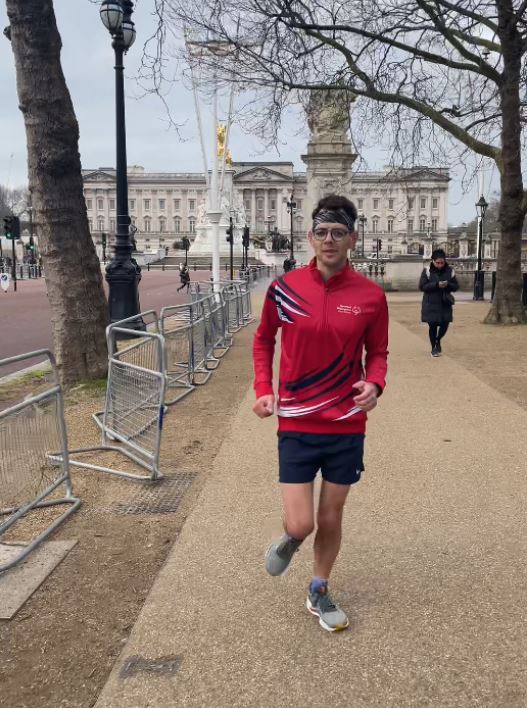 Athlete Leader James Steps Up to Run First London Marathon